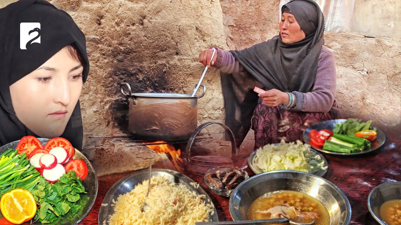 Cooking Sheep's Head the Traditional Way | Wood Fire & Clay Stove ...