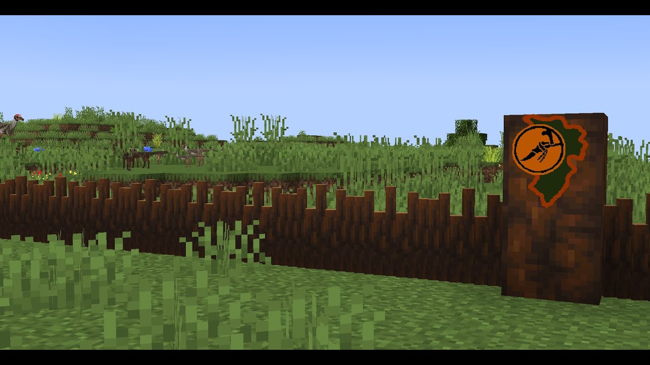 MINECRAFT: New World mod Alpha v03 - Paddock Sign testing footage - YouTube