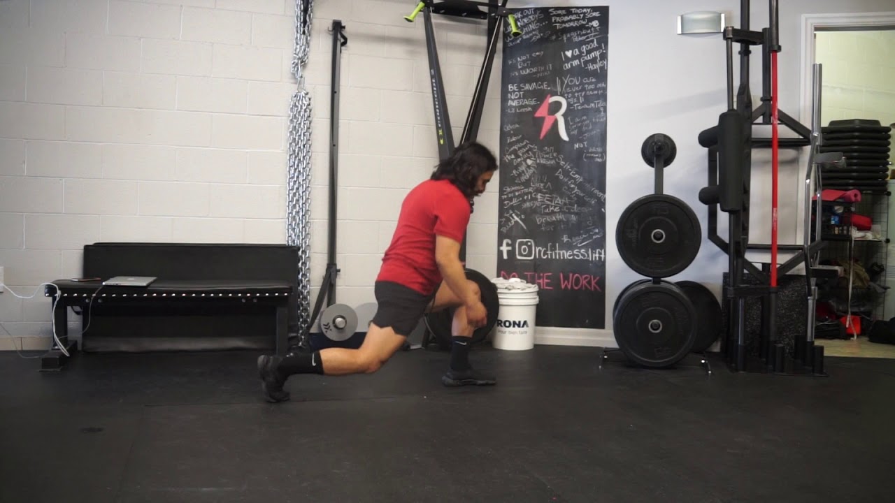 Reverse Lunge Tutorial - YouTube