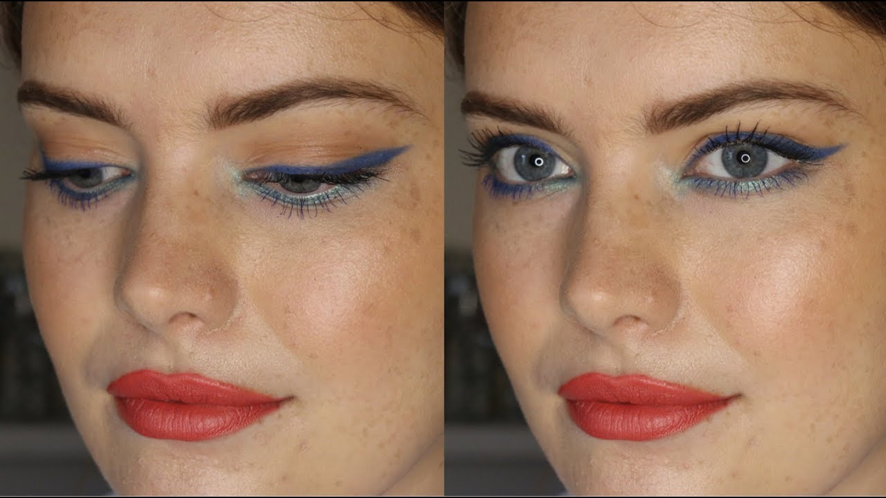Playing with Colour | Blue Liner Look | Cruelty Free | Isabella - YouTube