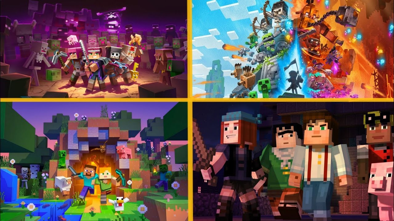 Evolution of Minecraft Games (2009-2023) - YouTube