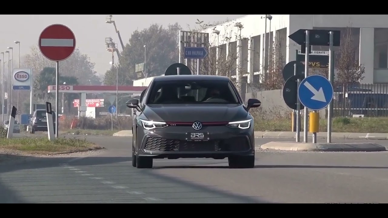 2021 VW Golf 8 GTI DSG Stock Exhaust Sounds with Burbles | OnBoard ...
