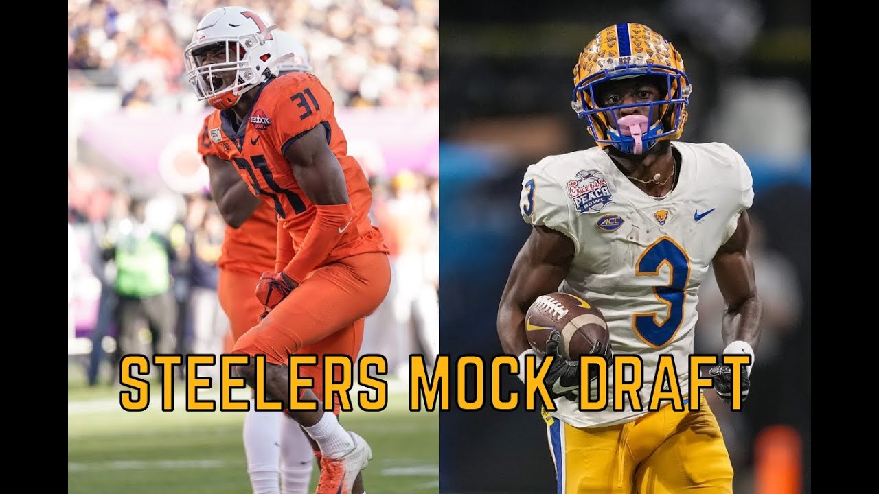 Steelers Mock Draft: CB, WR, ILB Go First - YouTube