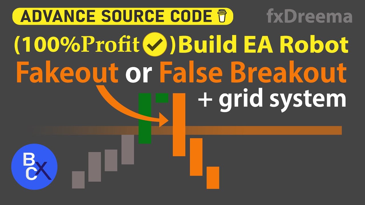 Build A Forex Ea Robot 100profit Forex Fakeout Or False Breakout Grid Strategy By