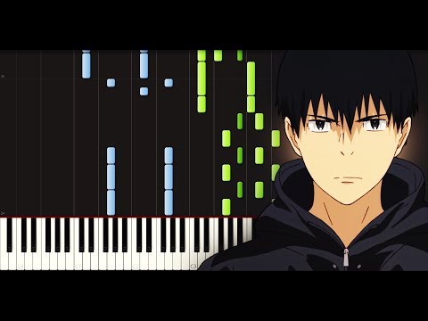Kaze ga Tsuyoku Fuite Iru ED - Reset [Piano tutorial + FREE SHEETS] // Synthesia
