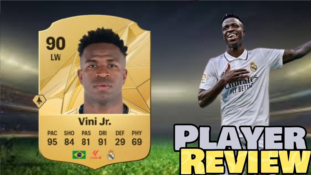 EA FC 25 VINI JR 90 PLAYER REVIEW - YouTube