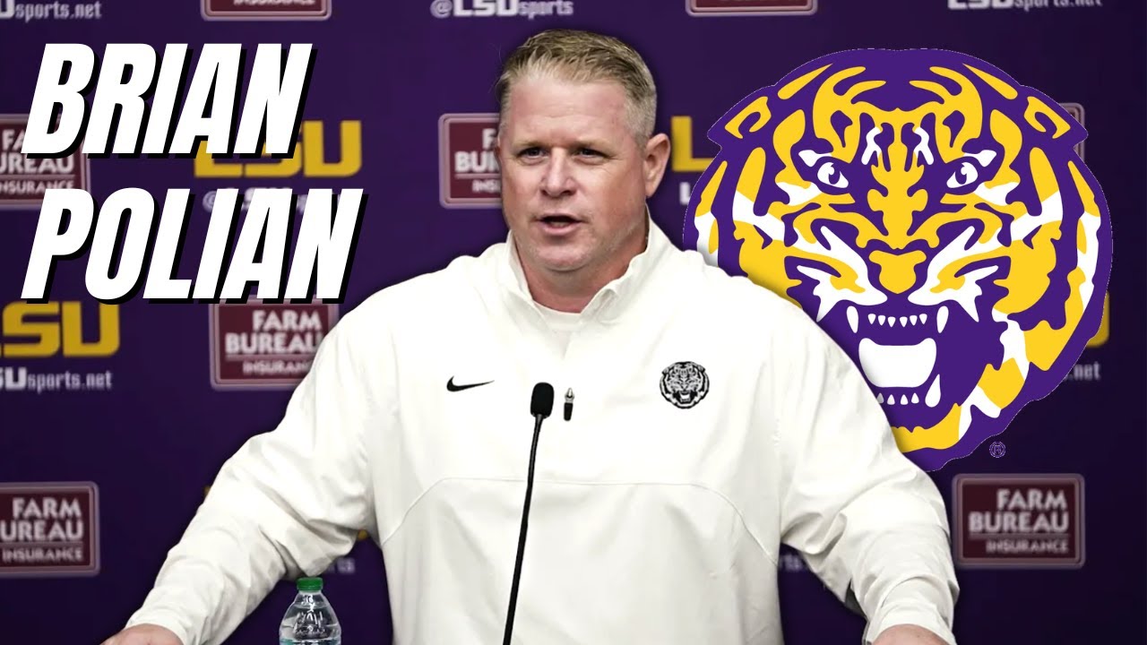 Brian Polian speaks on Recruiting / Transfer Portal at LSU - YouTube