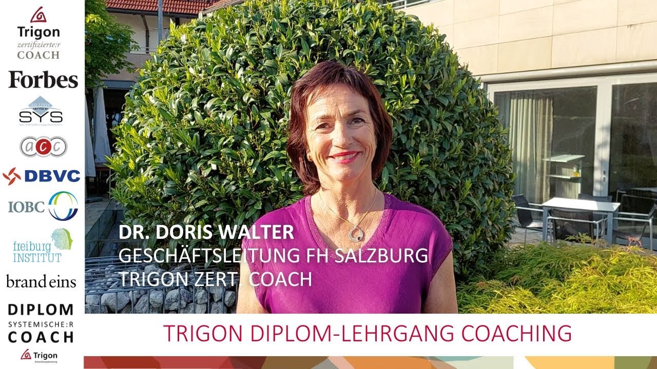 Dr. Doris Walter zum Trigon Zertifikatslehrgang Coaching - YouTube