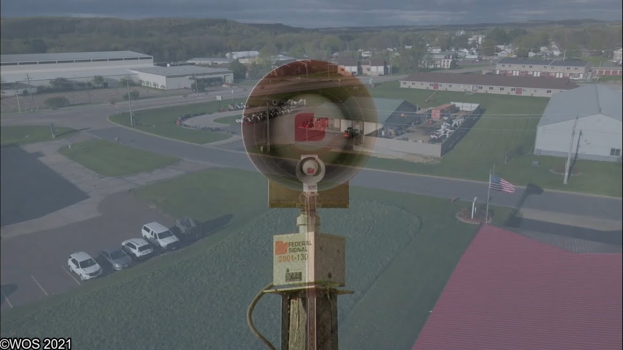 FS 2001-130 Siren Test (Full Attack) Whitehall, WI - YouTube