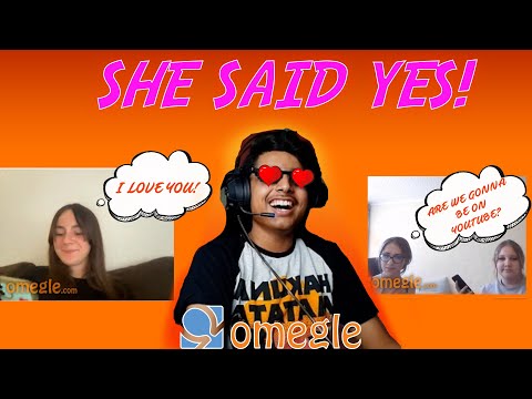 SHE SAID YES😍! | INDIAN TEEN ON OMEGLE | OMEGLE FUNNY MOMENTS | Random Rookie