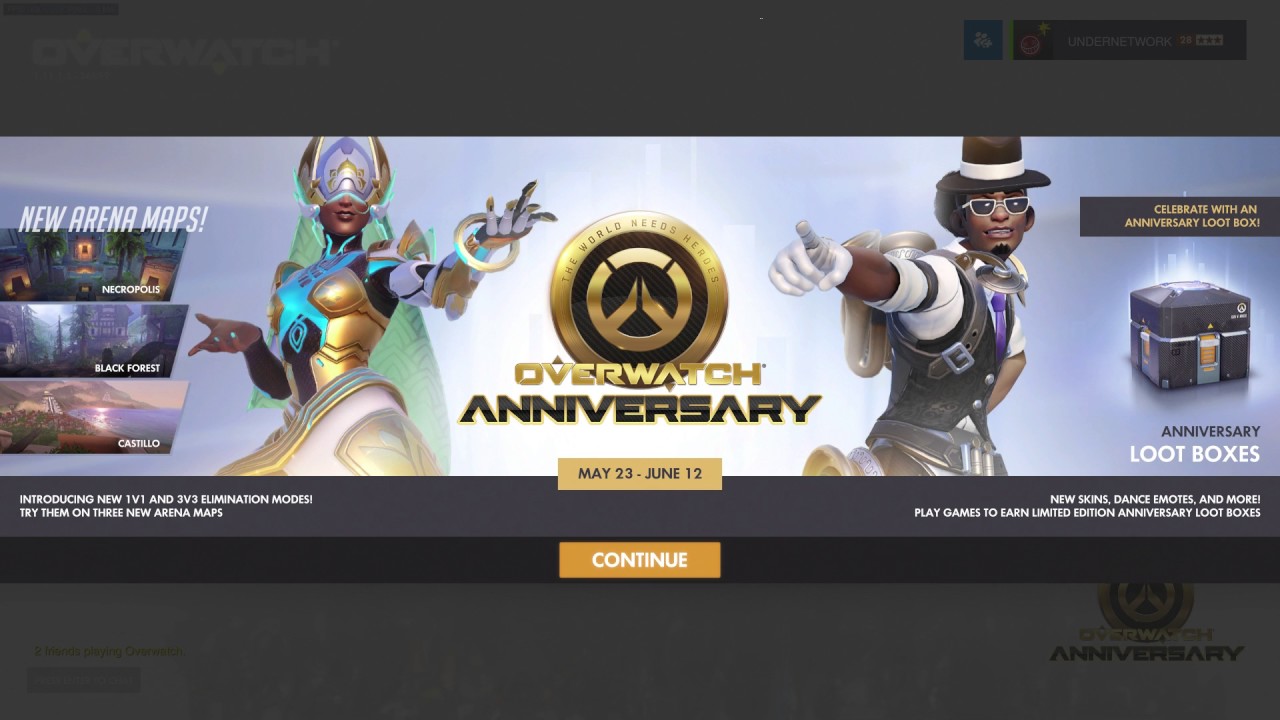 RAW VIDEO | OVERWATCH | ANNOUNCEMENT | 1 YEAR ANNIVERSARY - YouTube