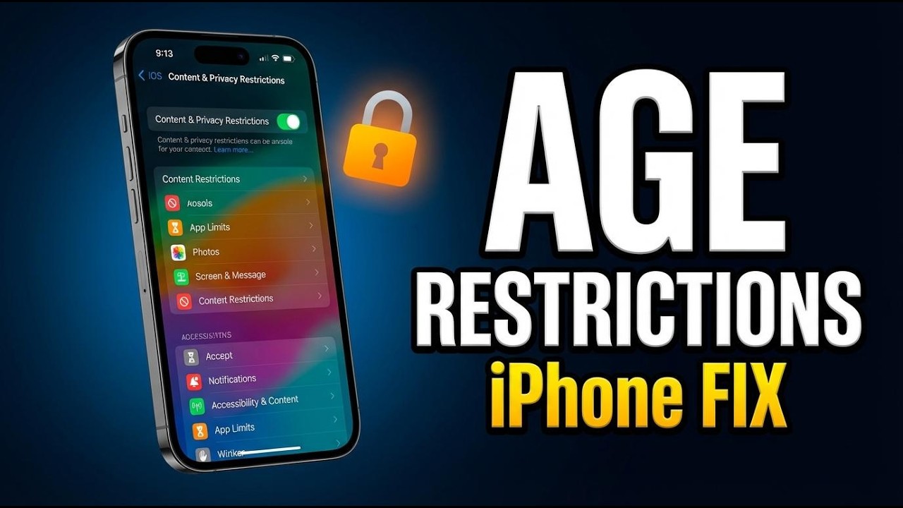 How to Change Age Restrictions on iPhone | Remove Restrictions on ...
