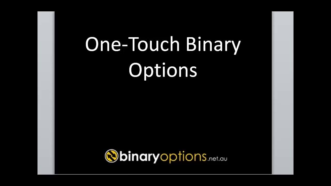 One Touch and No Touch Binary Options Strategy - Binary Options 101 - YouTube