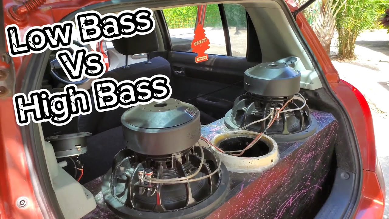 2 inverted 12's on 3k rms | Low Bass Vs High Bass Which is Better ...