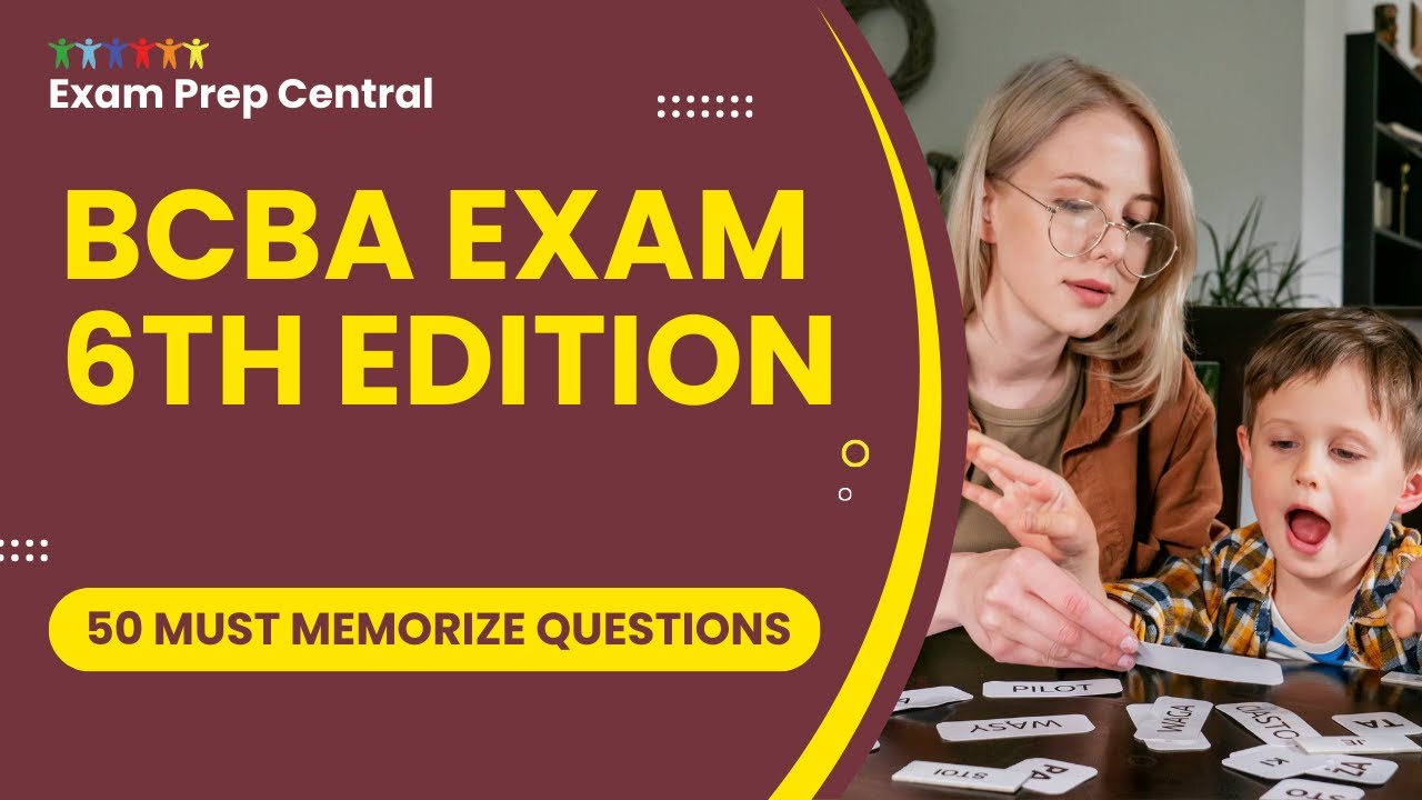 BCBA Mock Exam 6th Edition - ABA Practice Test Study Guide Review (50 ...