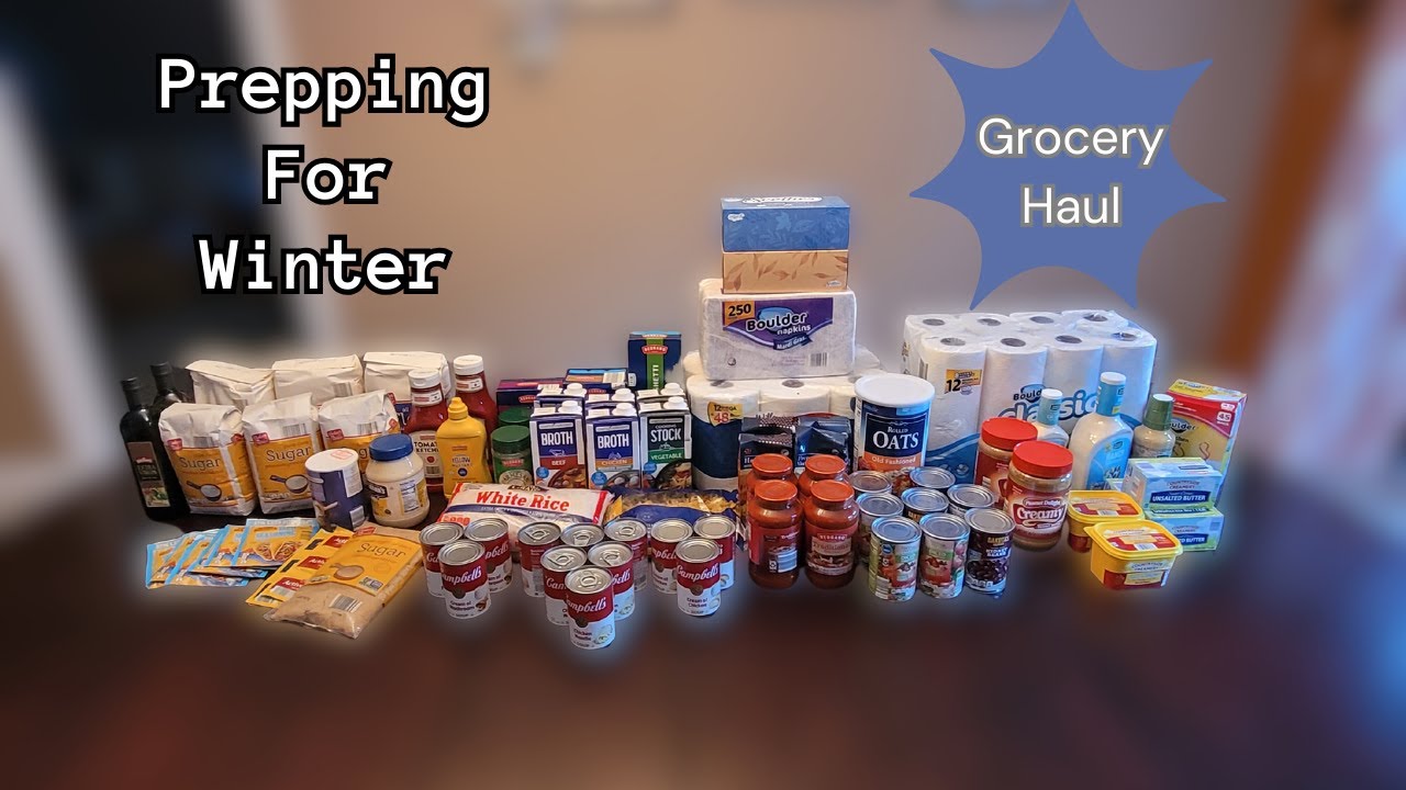 Prepper Pantry Haul | Getting Ready for Winter on a Budget - YouTube