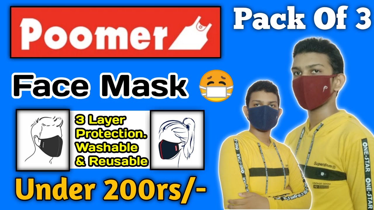 Poomer Face Mask 😷 Review in Tamil | Washable & Reusable Face Mask ...
