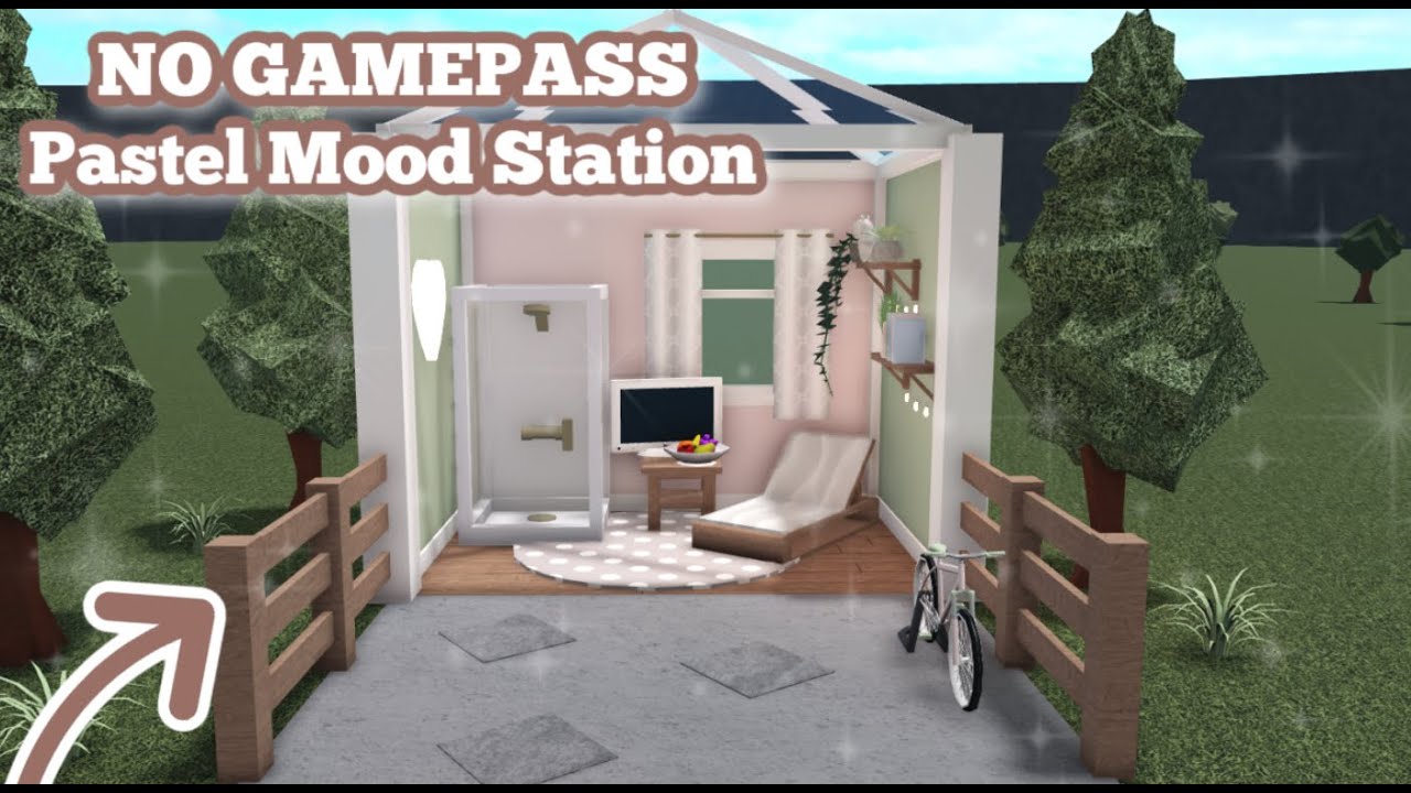 Pastel NO GAMEPASS Mood Station | BLOXBURG ROBLOX | ROBUILDS - YouTube