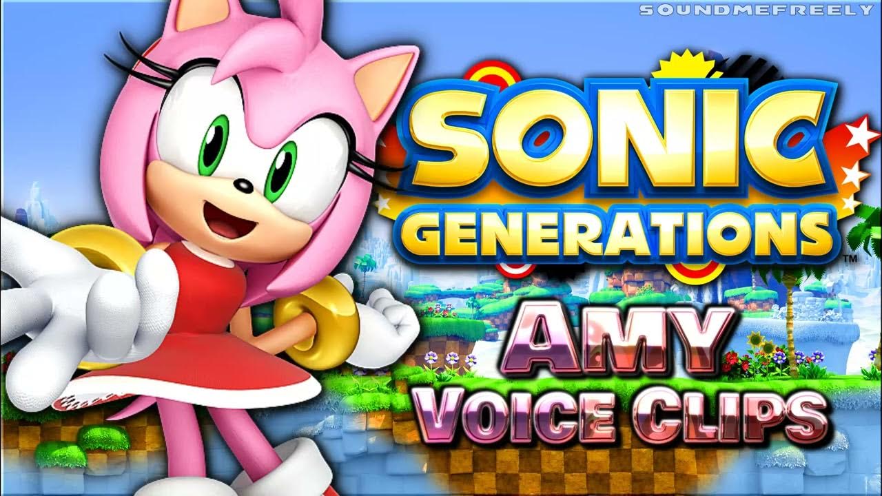 All Amy Rose Voice Clips • Sonic Generations • All Voice Lines 2011 (Cindy Robinson) - YouTube