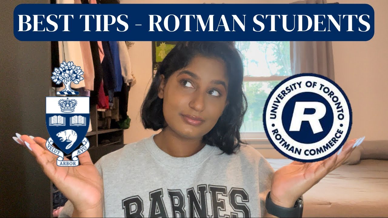 8 TIPS FOR INCOMING ROTMAN COMMERCE STUDENTS (2022) | UOFT ROTMAN - YouTube