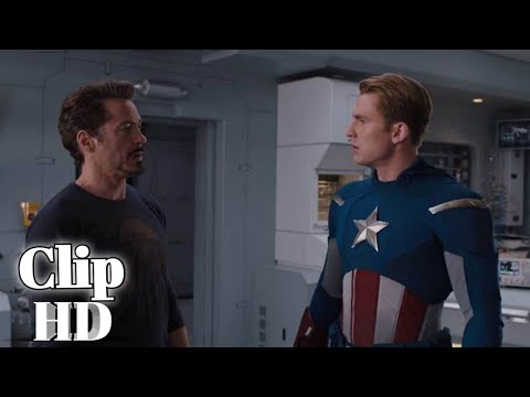 Tony and Steve Rogers Argument Scene in Hindi || Tha Avengers 2012 ...
