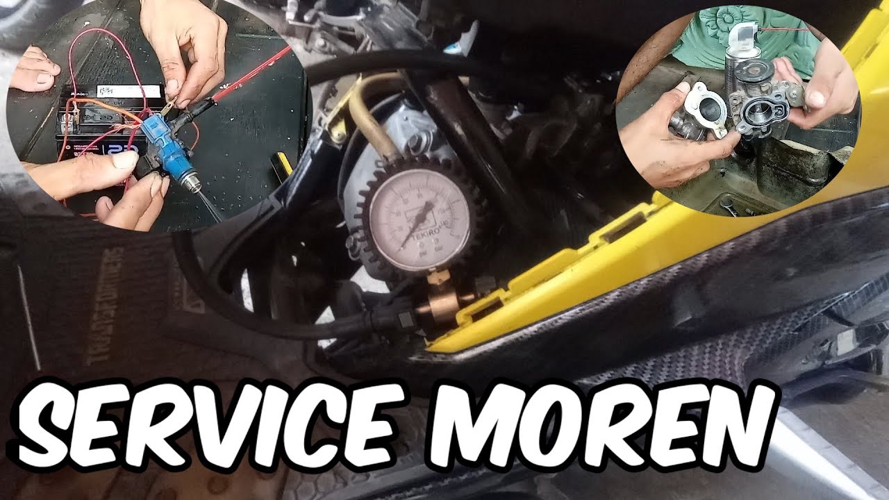 TIPS SERVICE MOTOR INJEKSI || MIO M3 INDONESIA - YouTube