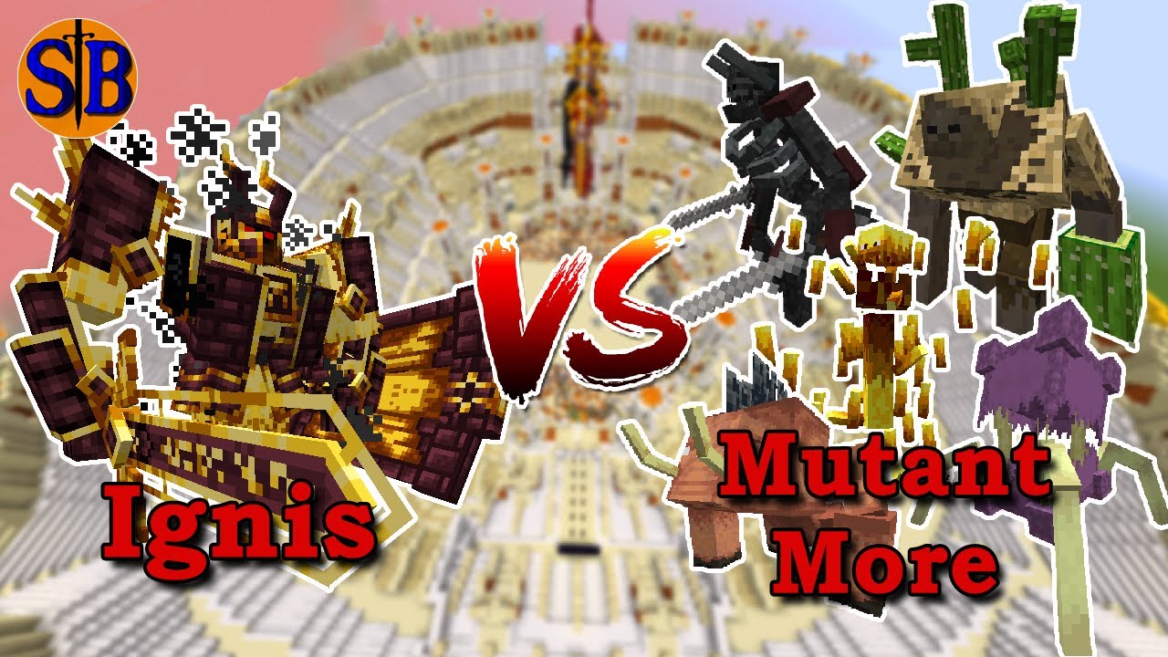 Ignis (L_Ender 's Cataclysm) vs Mutant more | Minecraft Mob Battle - YouTube