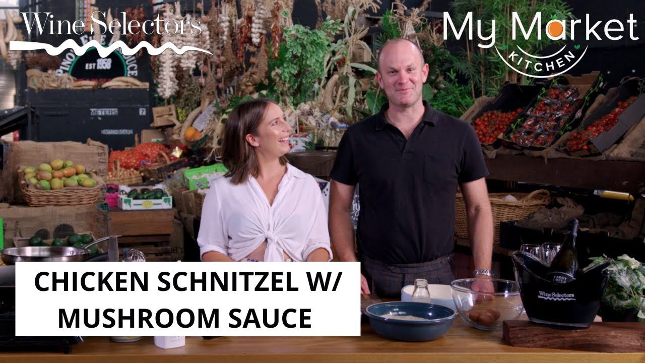 MY Market Kitchen: Chicken Schnitzel with Mushroom Sauce - YouTube