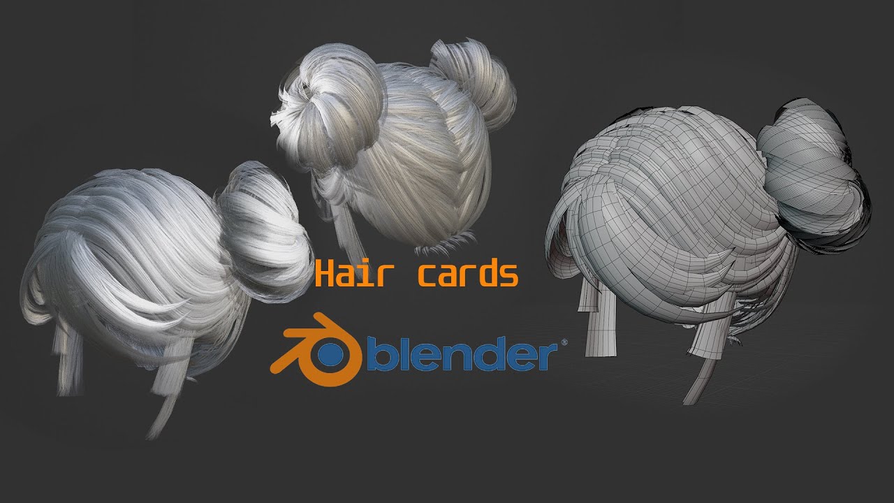 Hair cards (Blender) - YouTube