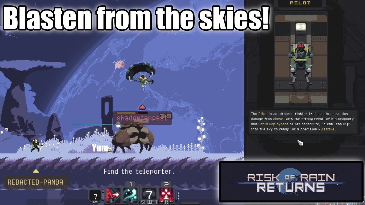 New Character Pilot | Risk of Rain Returns - YouTube