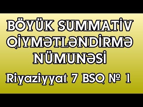 RİYAZİYYAT 7 / #BSQ № 1