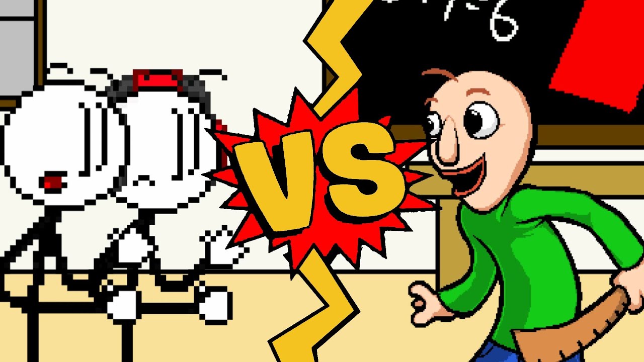 M.U.G.E.N Battles | Henry Stickmin/Charles Calvin vs Baldi - YouTube