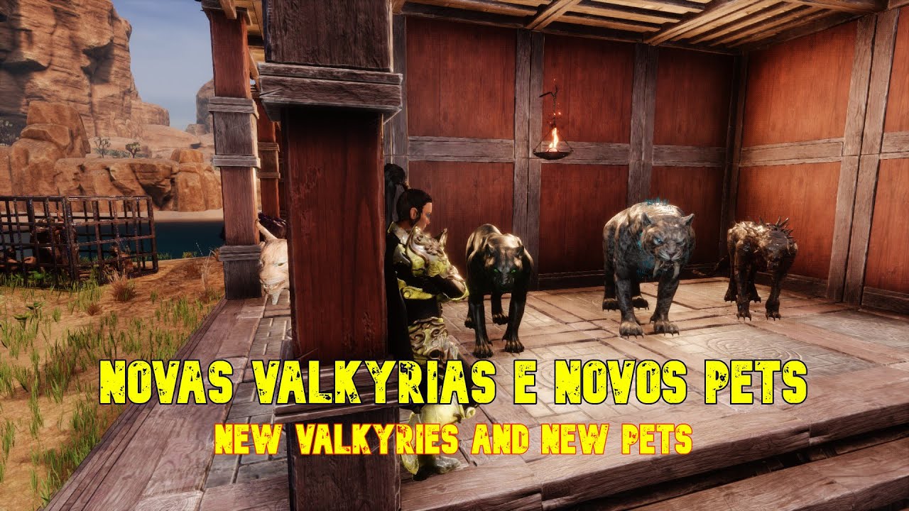 Conan Exiles Valkyrian Arsenal & More - Novas Valkyrias e Pets - YouTube