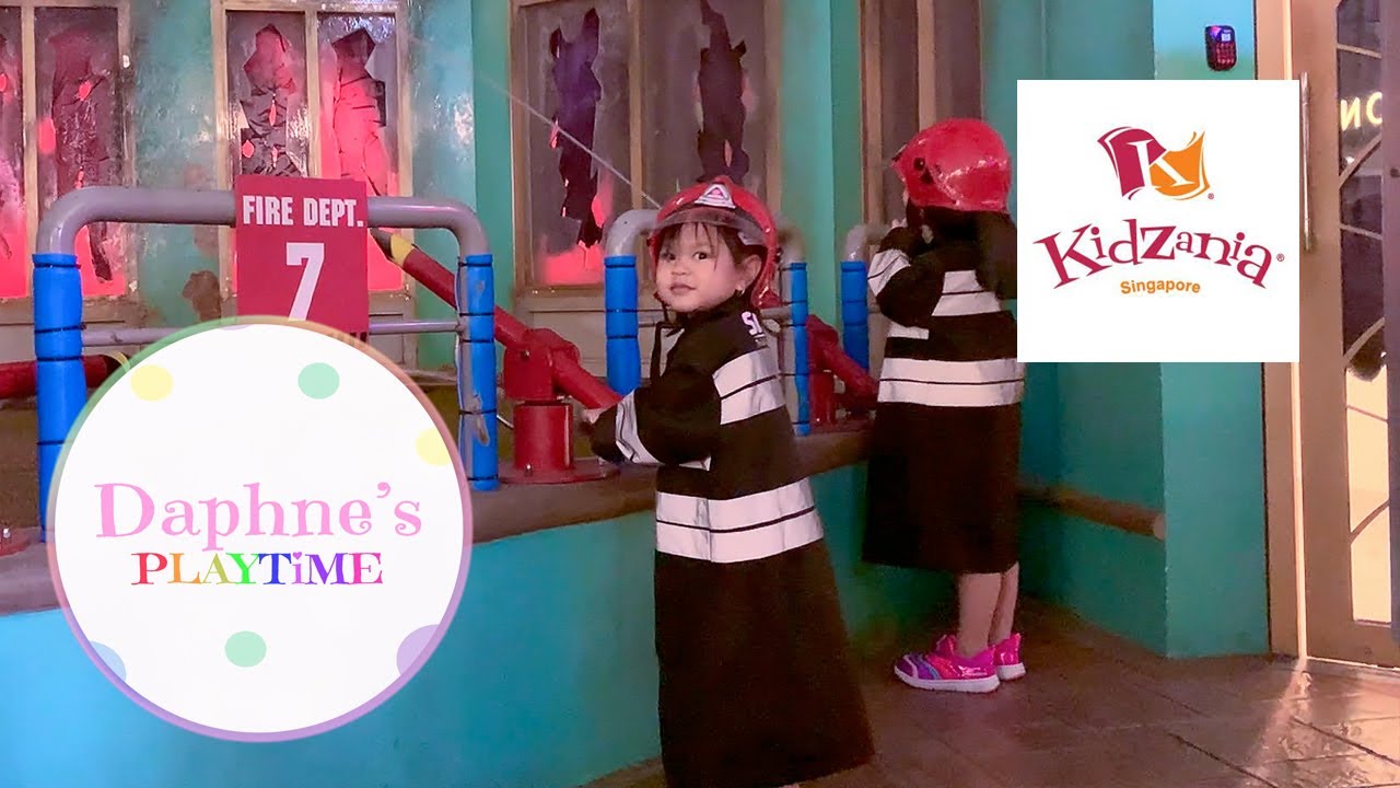 KidZania Singapore Fire Fighting Experience | Daphne's Playtime - YouTube