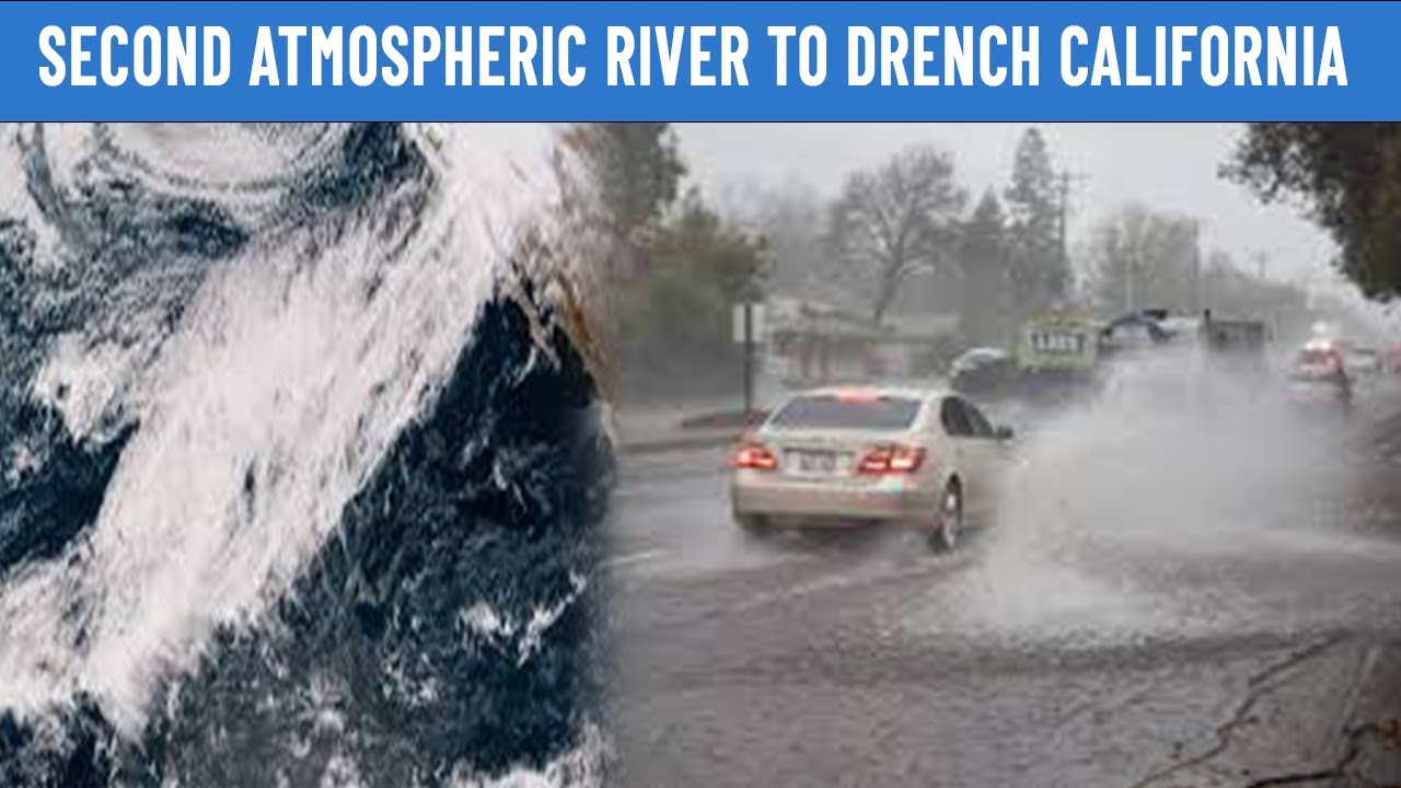 Second Atmospheric River to Drench California Through Christmas - YouTube