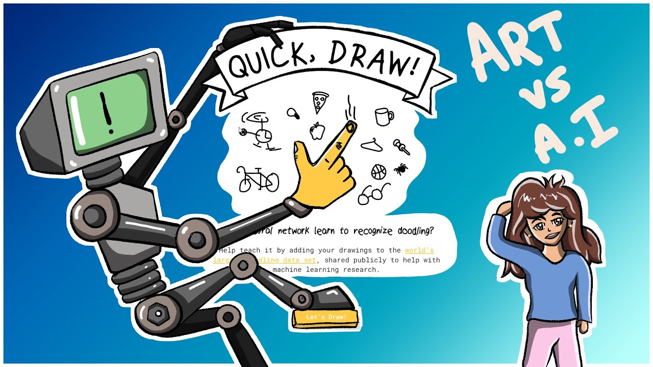 I tried Quick Draw and Its amazing #aiart #animation - YouTube