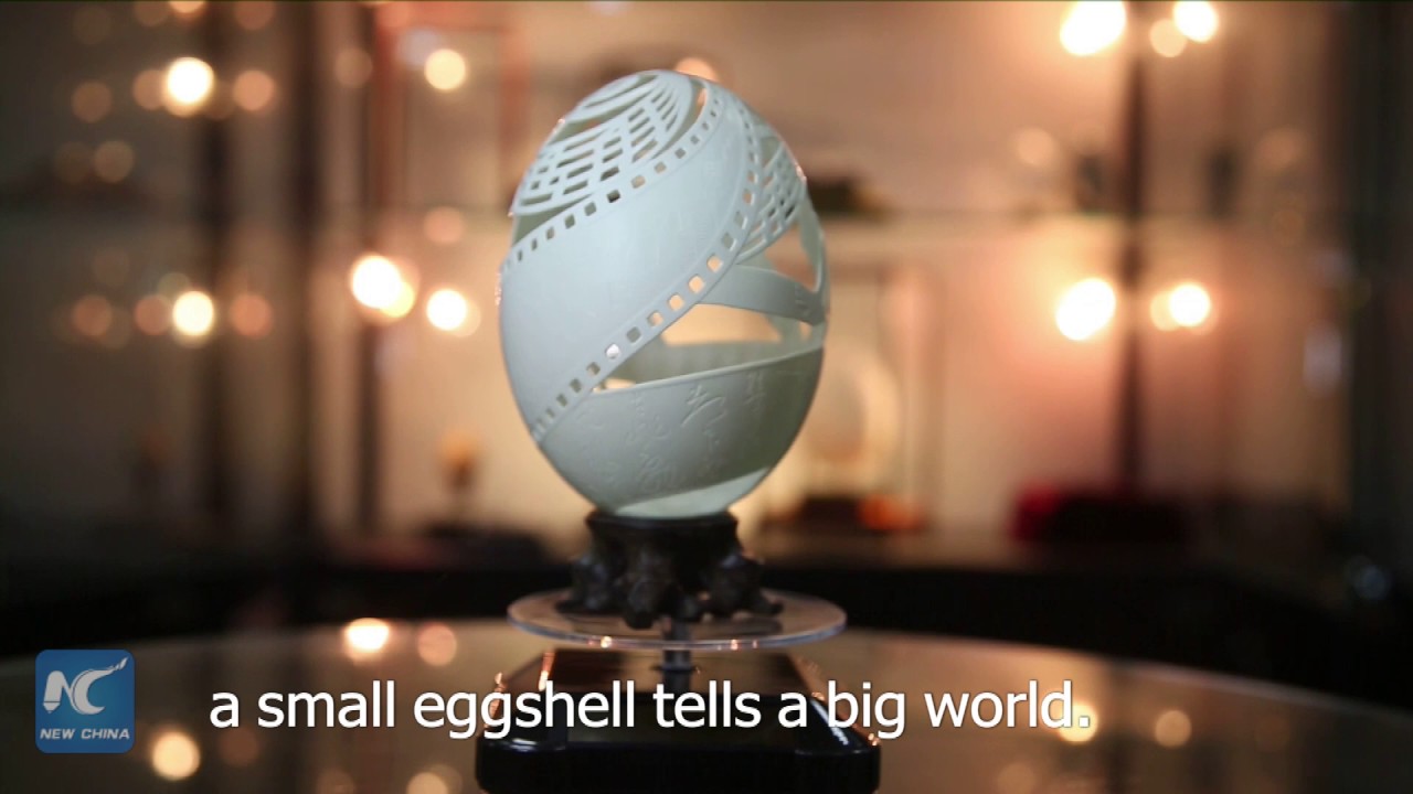 A world in an eggshell! Chinese artist creates eggshell sculptures ...