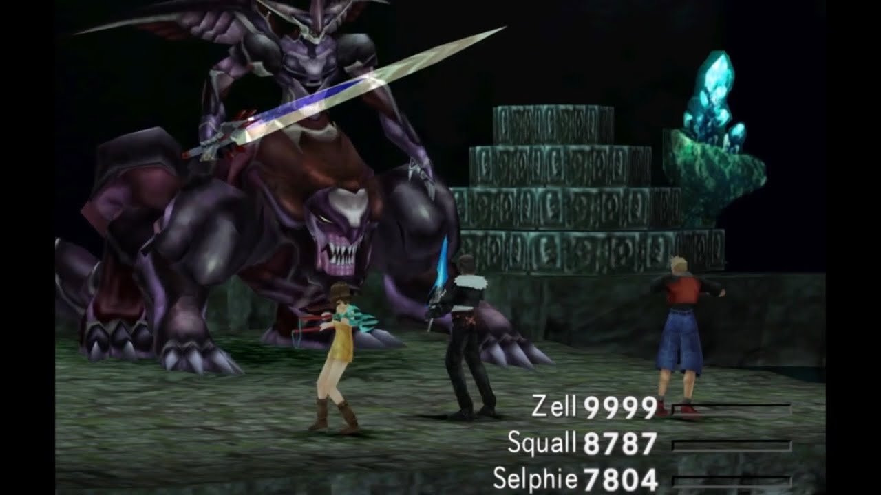 Final Fantasy VIII: Remastered - Ultima Weapon Boss Fight - YouTube