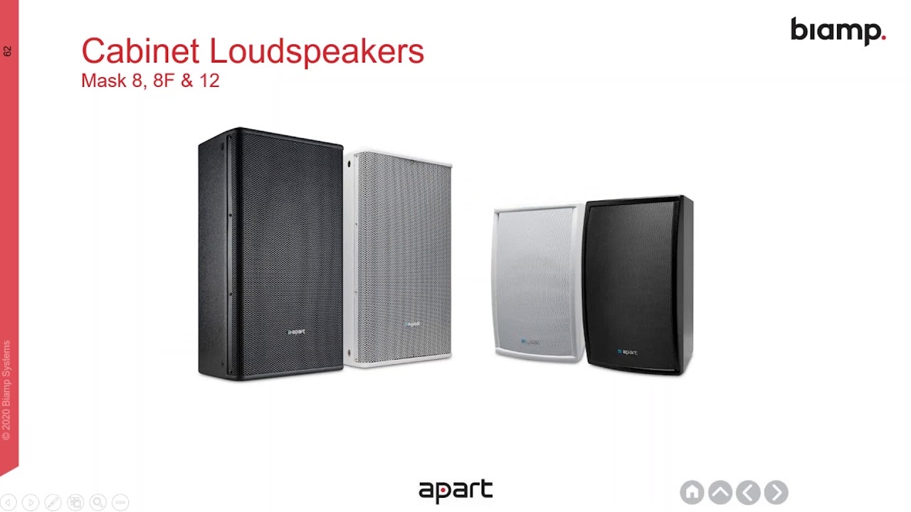 Training Biamp Apart opbouwluidsprekers - YouTube