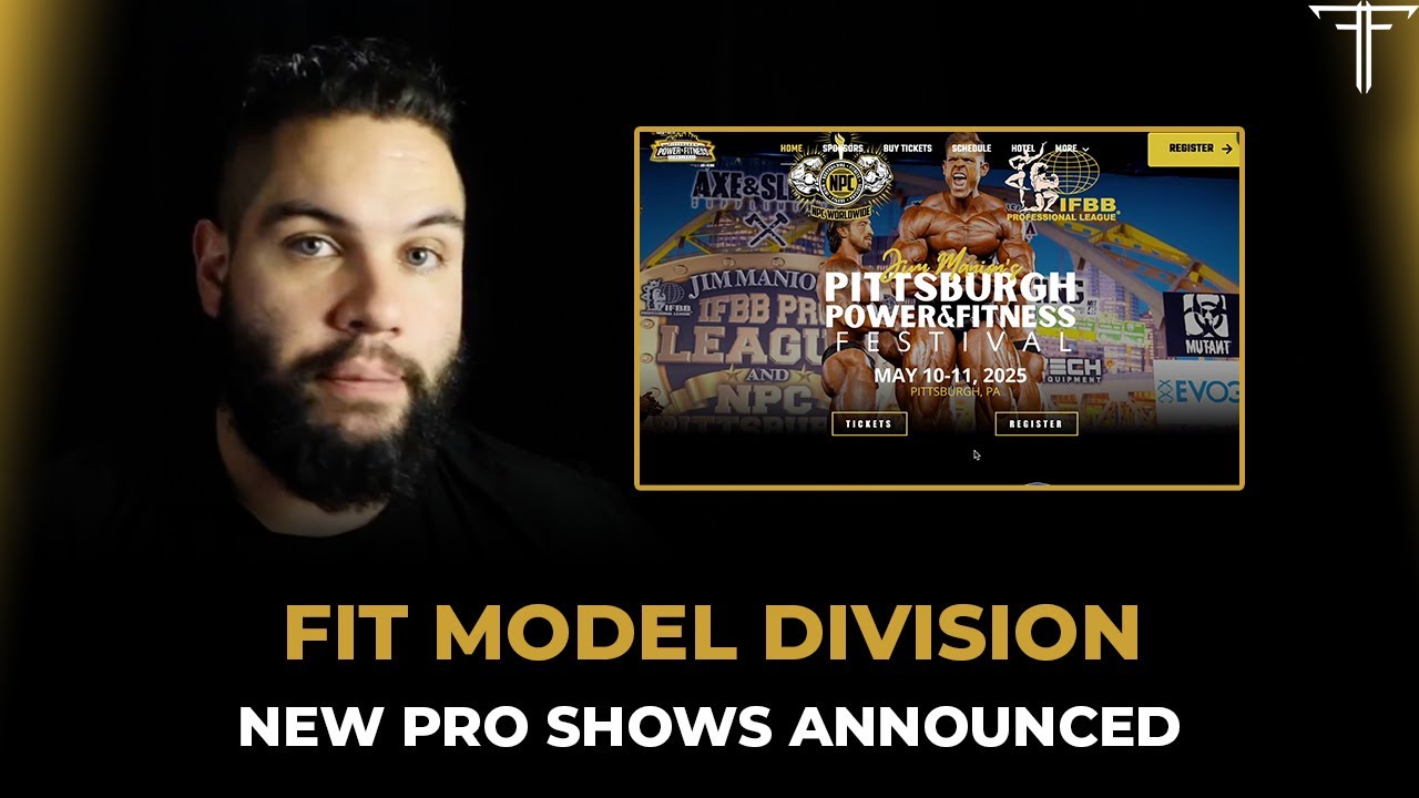 Fit Model Division | New Pro Shows Announced - YouTube