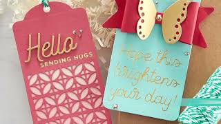 Spellbinders - Etched Dies - Create A Decorative Tag