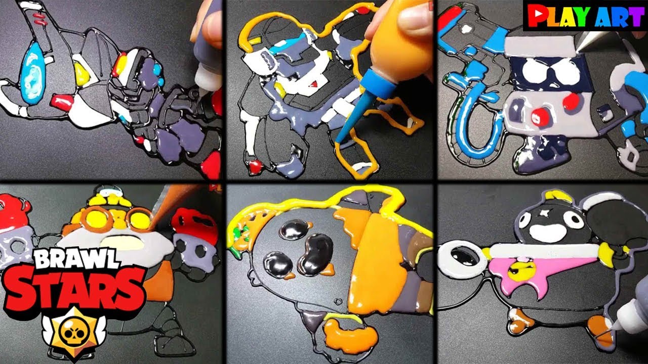 Pancake Brawl Stars Mecha Crow,Mecha Bo,8Bit,Robo Mike,Robo Spike,Tick ...