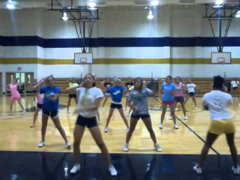 7th and 8th Grade Cheer Dance - Slow Motions - YouTube