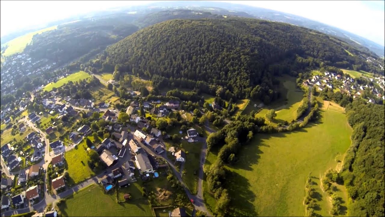 Eitorf und Umgebung aus der Luft, Teil I - YouTube
