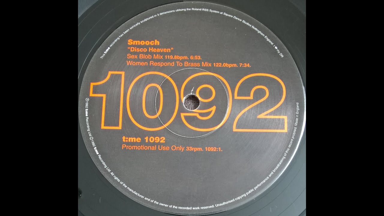 Smooch - Disco Heaven (Sex Blob Mix) t:me 1992 - YouTube