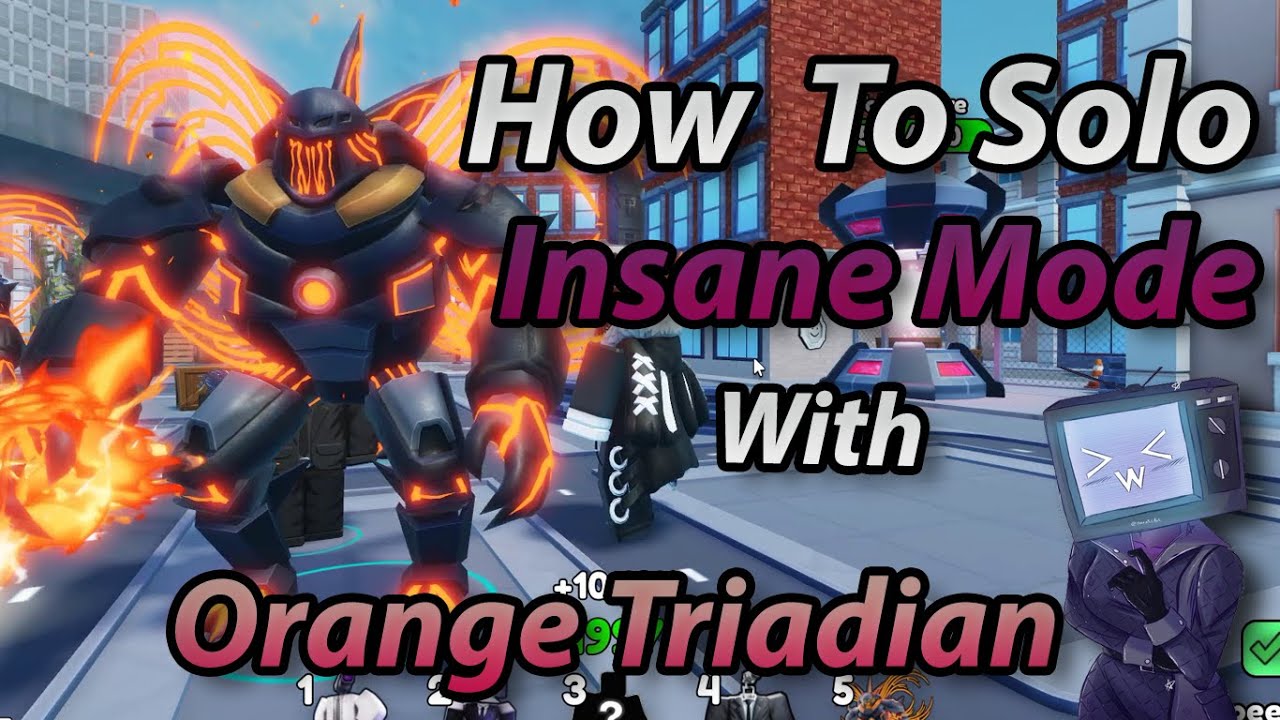 How To Solo Insane Mode With 🔥Orange Triadian🔥 [Skibidi Tower Defense ...