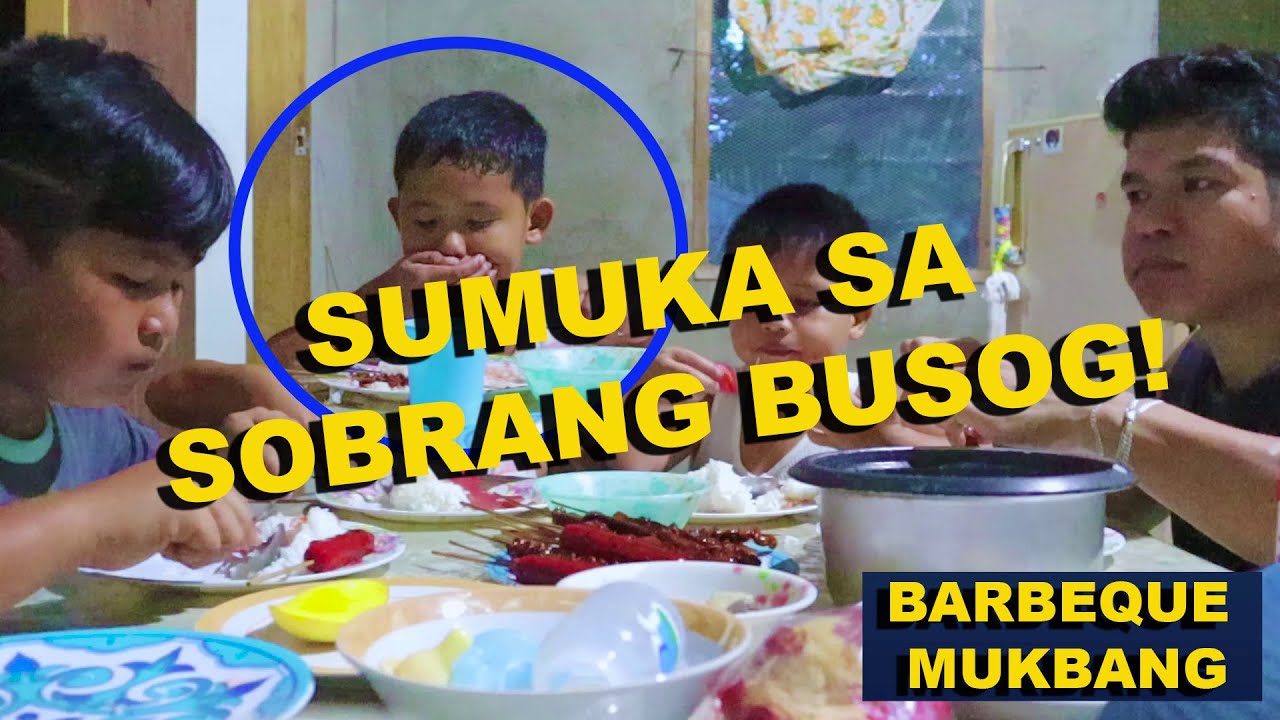 NASUKA SA SOBRANG BUSOG | BARBEQUE MUKBANG - YouTube