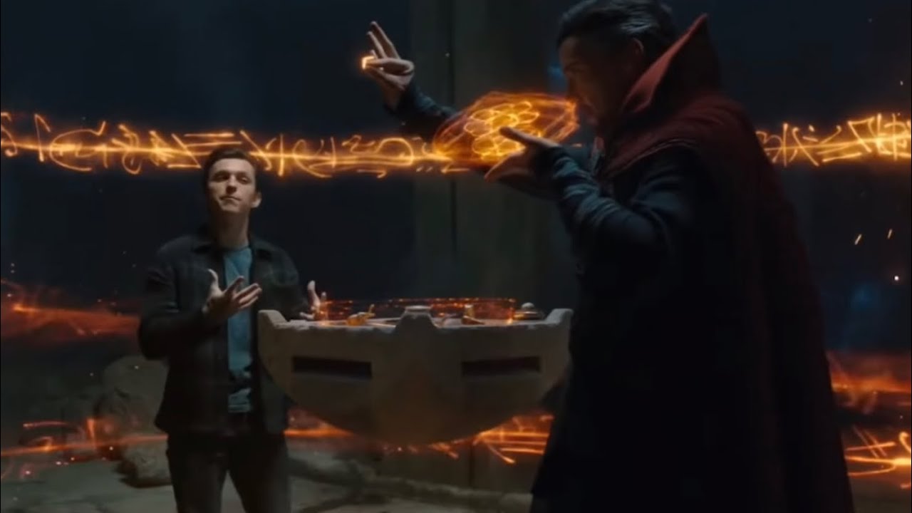 Peter Parker Ruins Dr. Strange’s Spell - Spider-Man: No Way Home (2021 ...