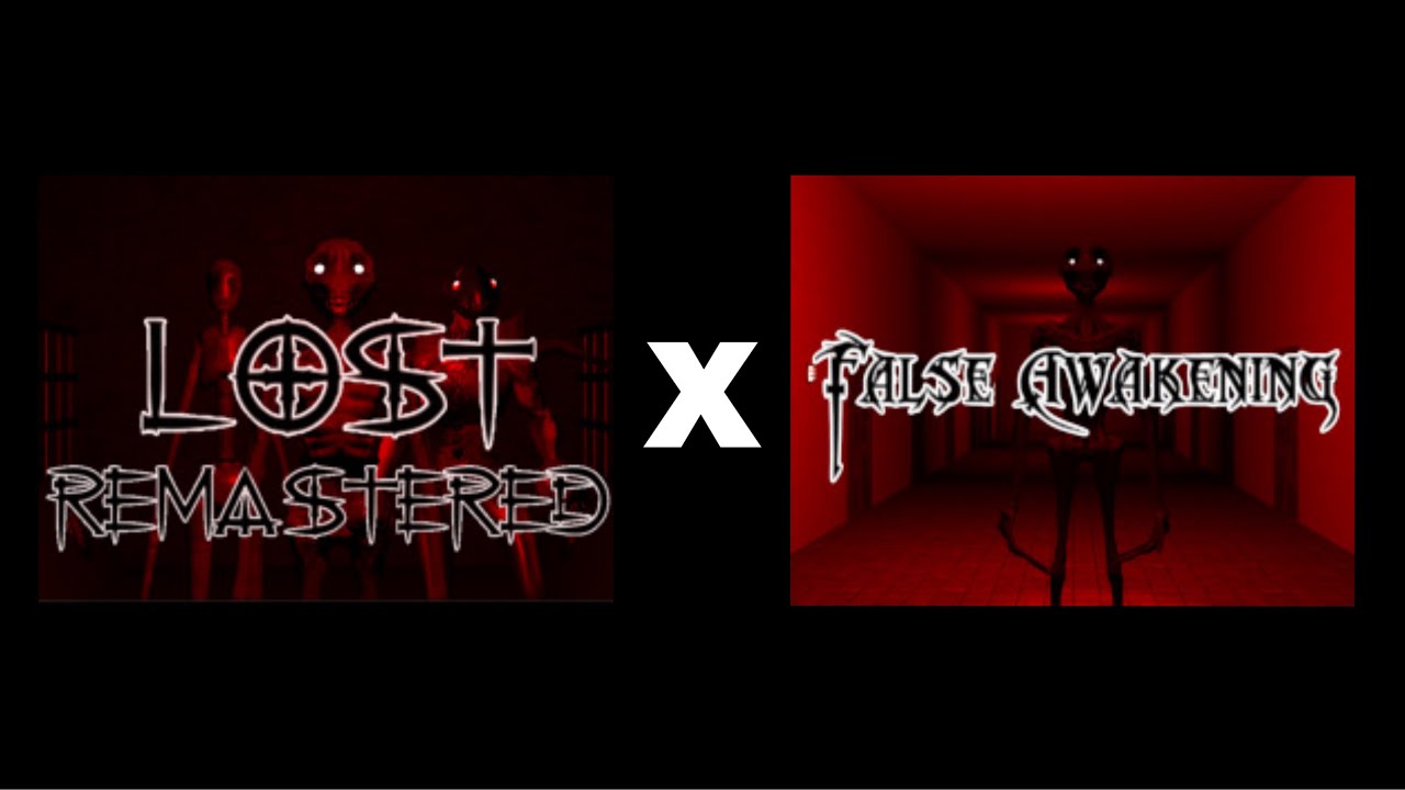 this horror game is crazy… | LOST Remastered & False Awakening - YouTube