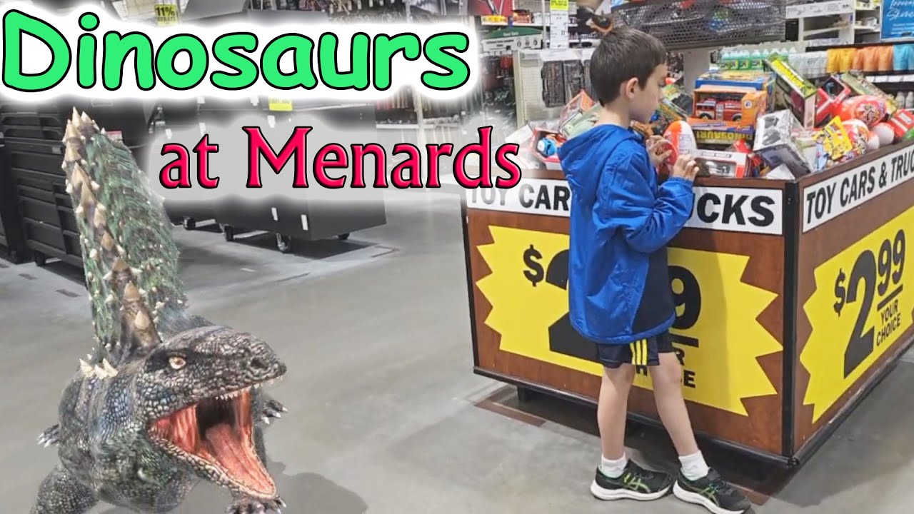 Dinosaur Toys at Menards - YouTube